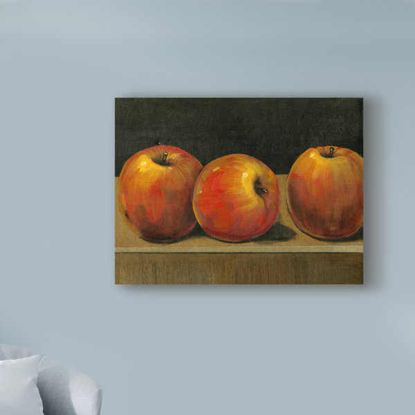 Charlton Home® 'Apple Study' Acrylic Painting Print on Wrapped Canvas ...