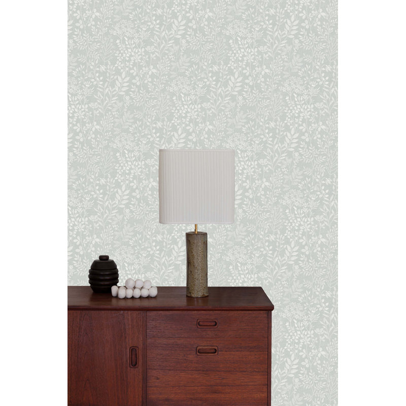 Red Barrel Studio® Pumice Leaf Motif Print Non Woven Non-pasted ...