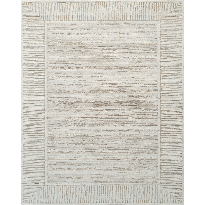 17 Stories High-Low Savannah Beige/Brown Rug & Reviews | Wayfair