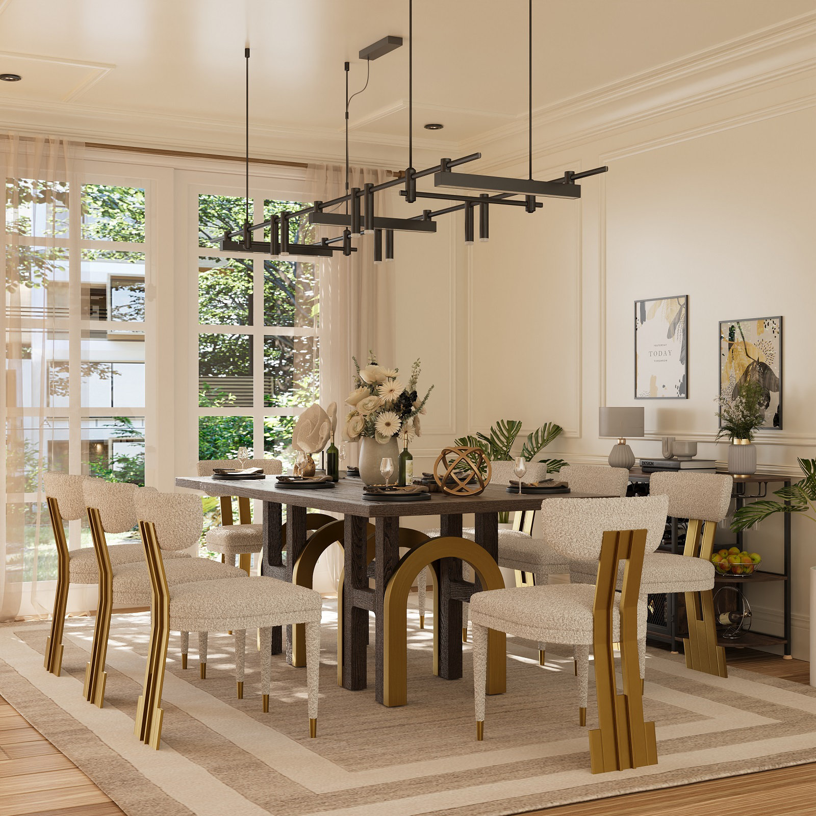 Long Dining Room Tables For Sale