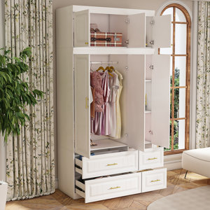 Latitude Run® Modern Wardrobe With Strong Storage & Reviews | Wayfair