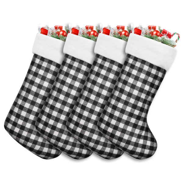 The Holiday Aisle® 4 Piece Personalized Mesh Christmas Stocking | Wayfair