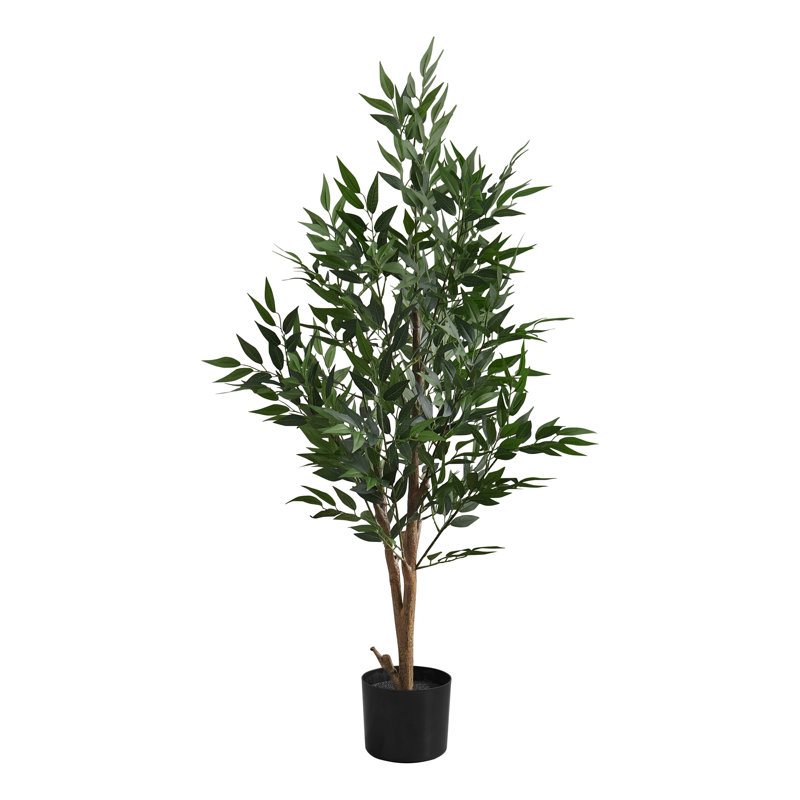 Primrue Matthews 47'' Faux Acacia Plant in Polyethylene (Pe) Pot | Wayfair