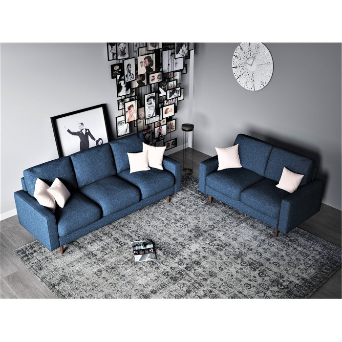 Wrought Studio Macsen 2 Piece Standard Living Room Set & Reviews | Wayfair