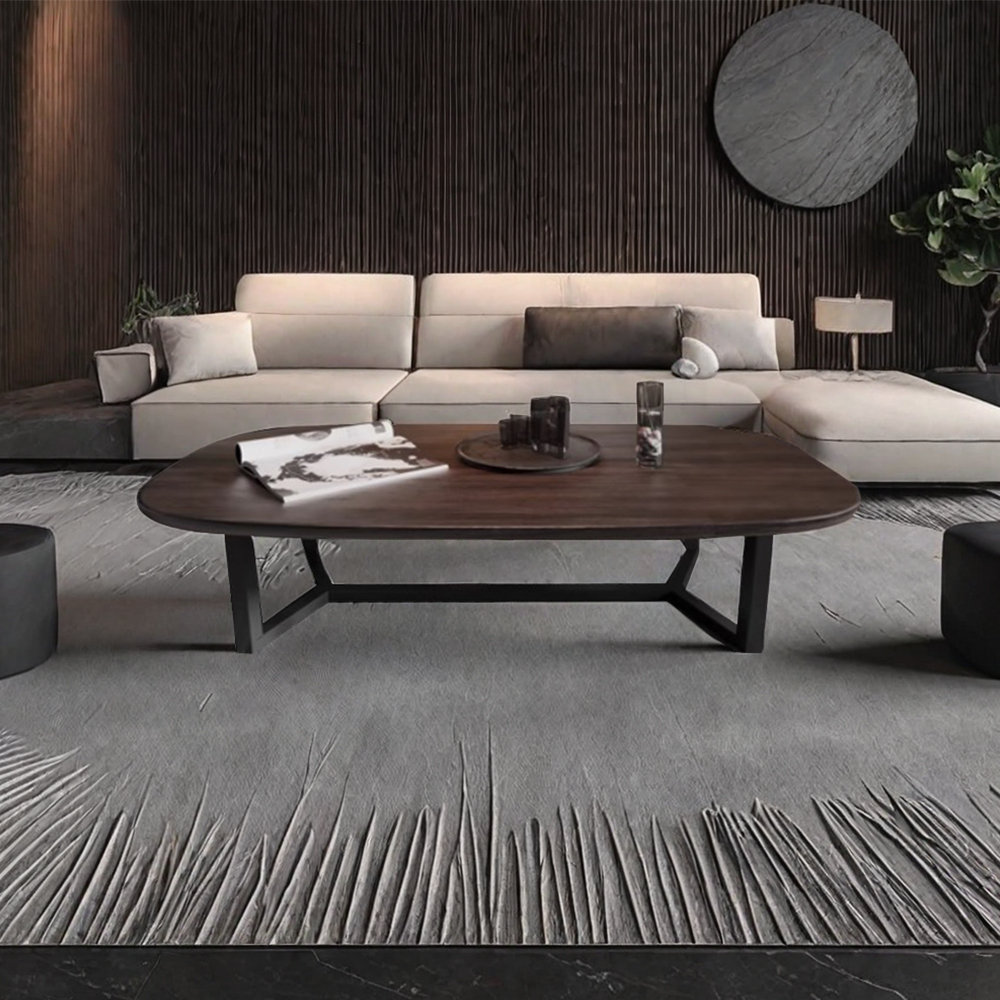 jessica Vintage Solid Wood Coffee Table Solid Wood Top Coffee Table ...