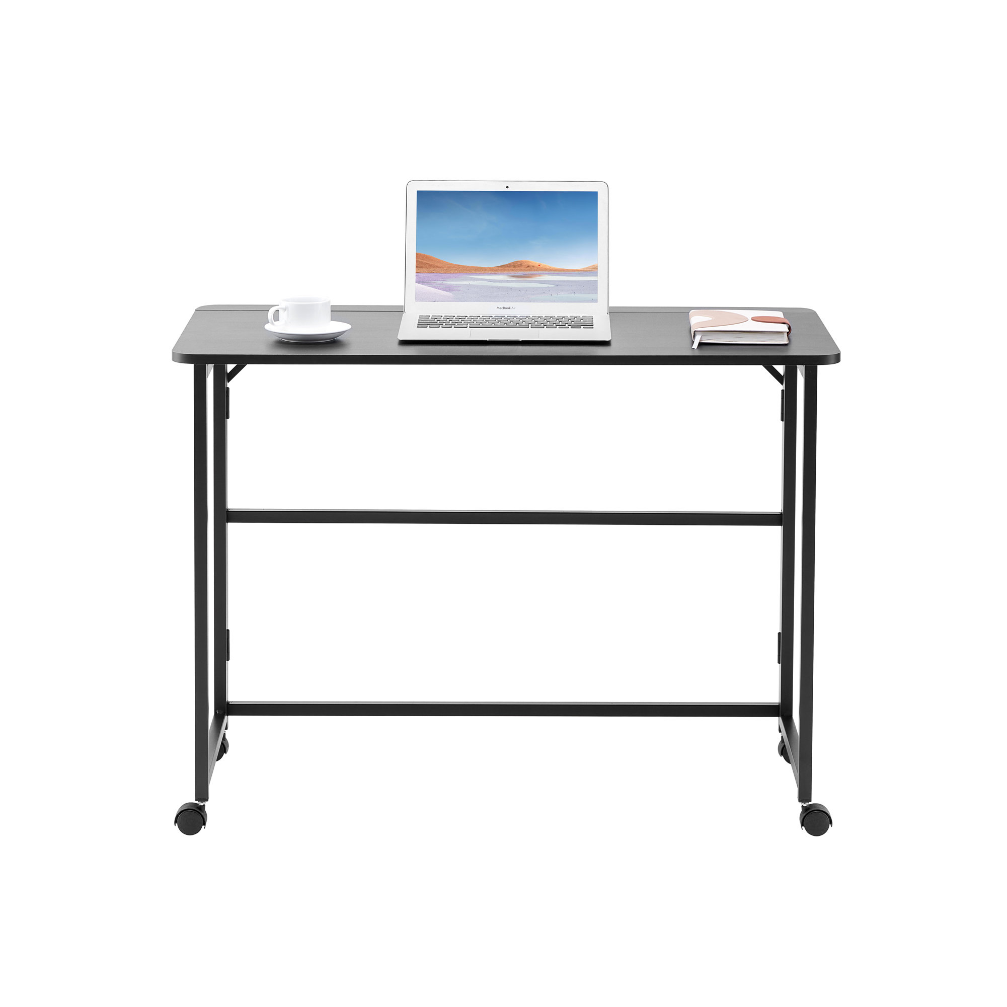 Wrought Studio™ Folding Desk Small Foldable Desk For Small Space, 39.37 ...