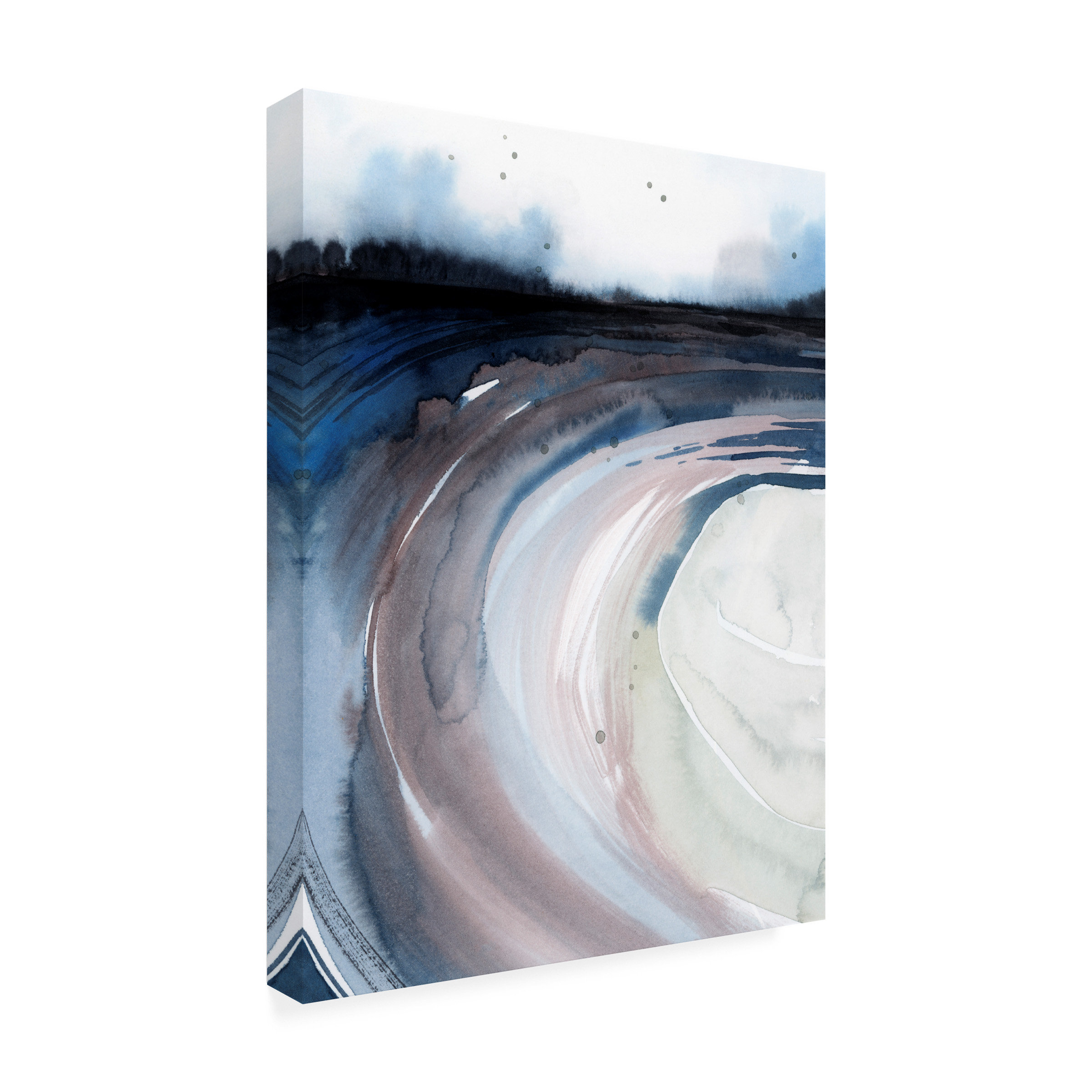 Wrought Studio™ Geode Valley I by Grace Popp - Unframed Print on Canvas ...