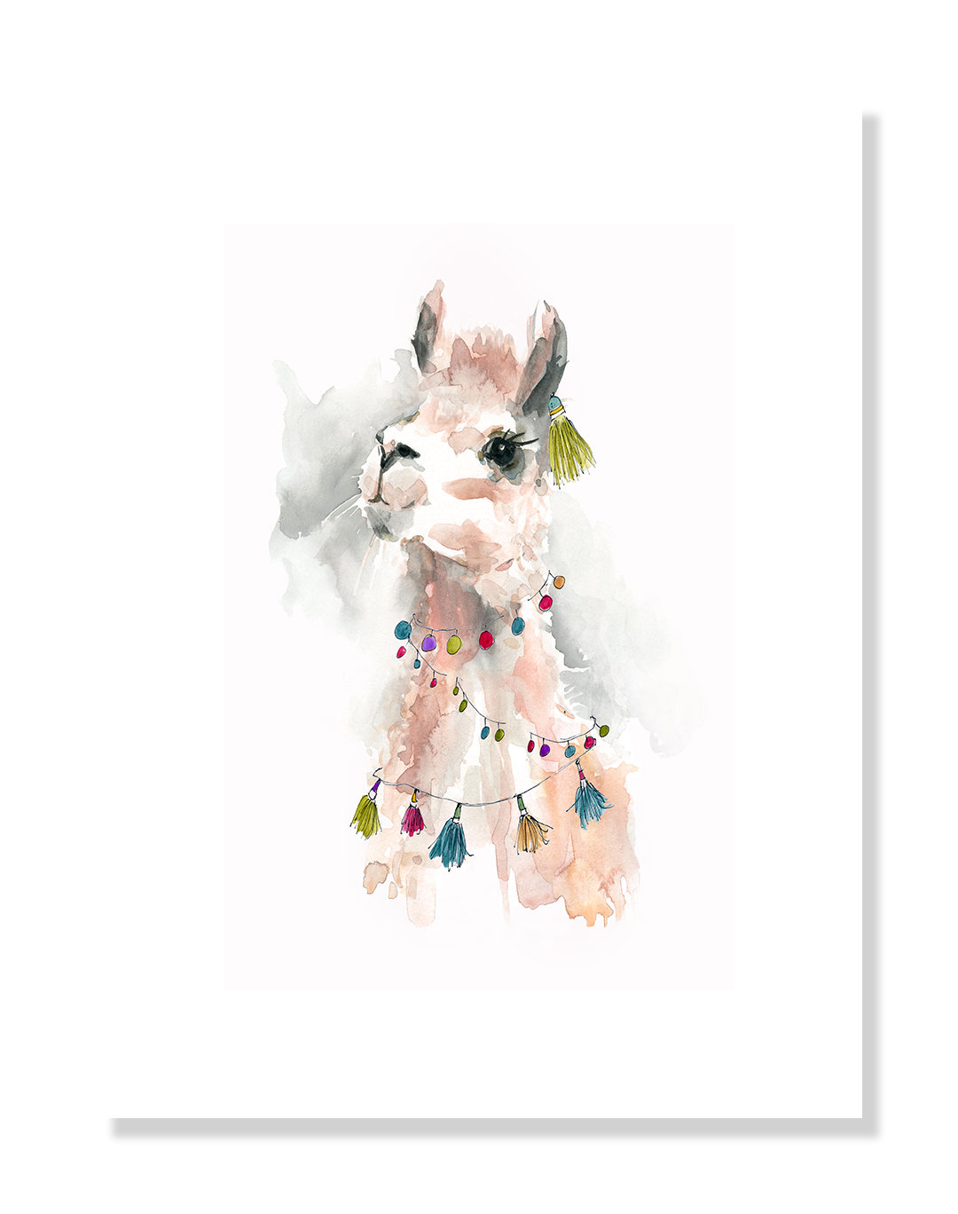 Casa Fine Arts Juvenile Rolled Llama Drama II Paper Print - Wayfair Canada