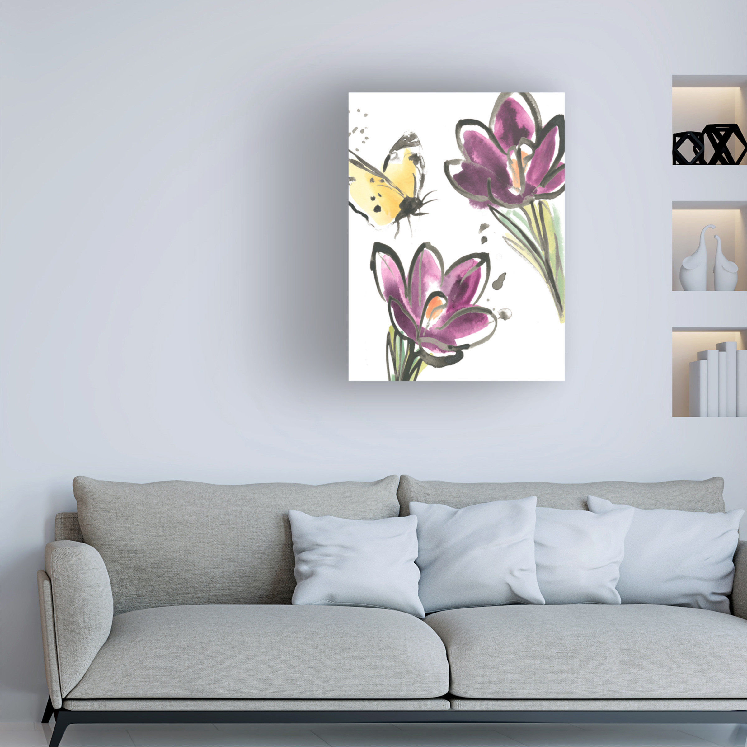 Red Barrel Studio® June Erica Vess 'Ink Wash Garden VI' Canvas Art ...