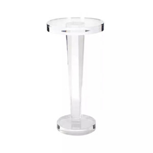 Wrought Studio Clear Diamond Side Table | Wayfair