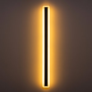 Ivy Bronx Barde Slender Sideway Outdoor Hardwired Bar Wall Sconce with ...