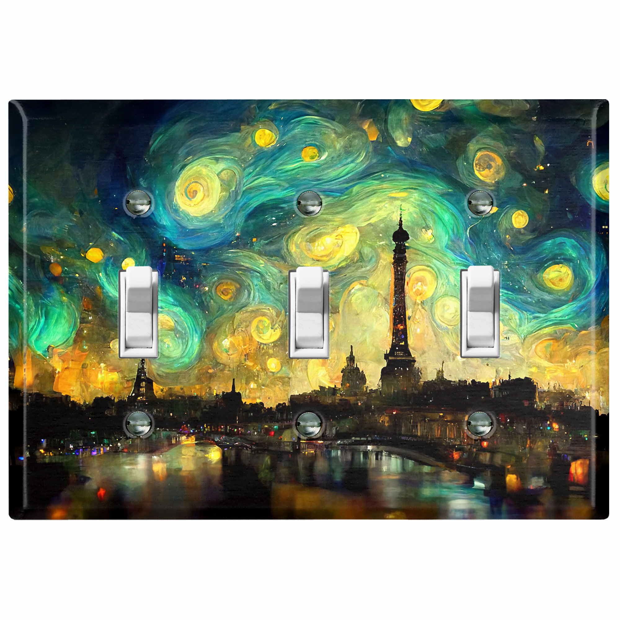 WorldAcc 3-Gang Toggle Light Switch | Wayfair