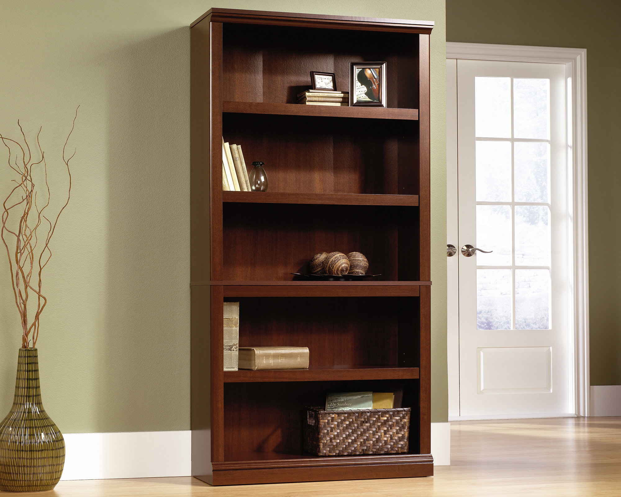 Sauder 5-Shelf Split Bookcase Ooa - Wayfair Canada