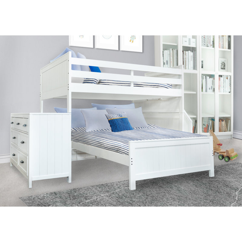 Caramia Furniture Blytheville Kids Full Over Full Storage Bunk Bed ...