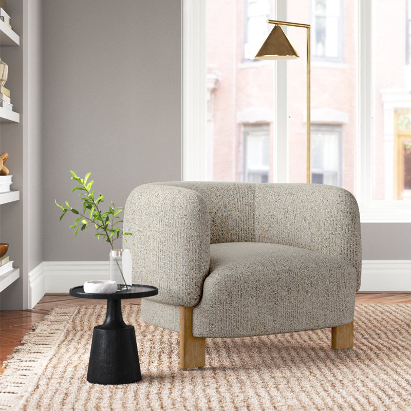 Joss & Main Eve Round-Back Accent Chair | Joss & Main