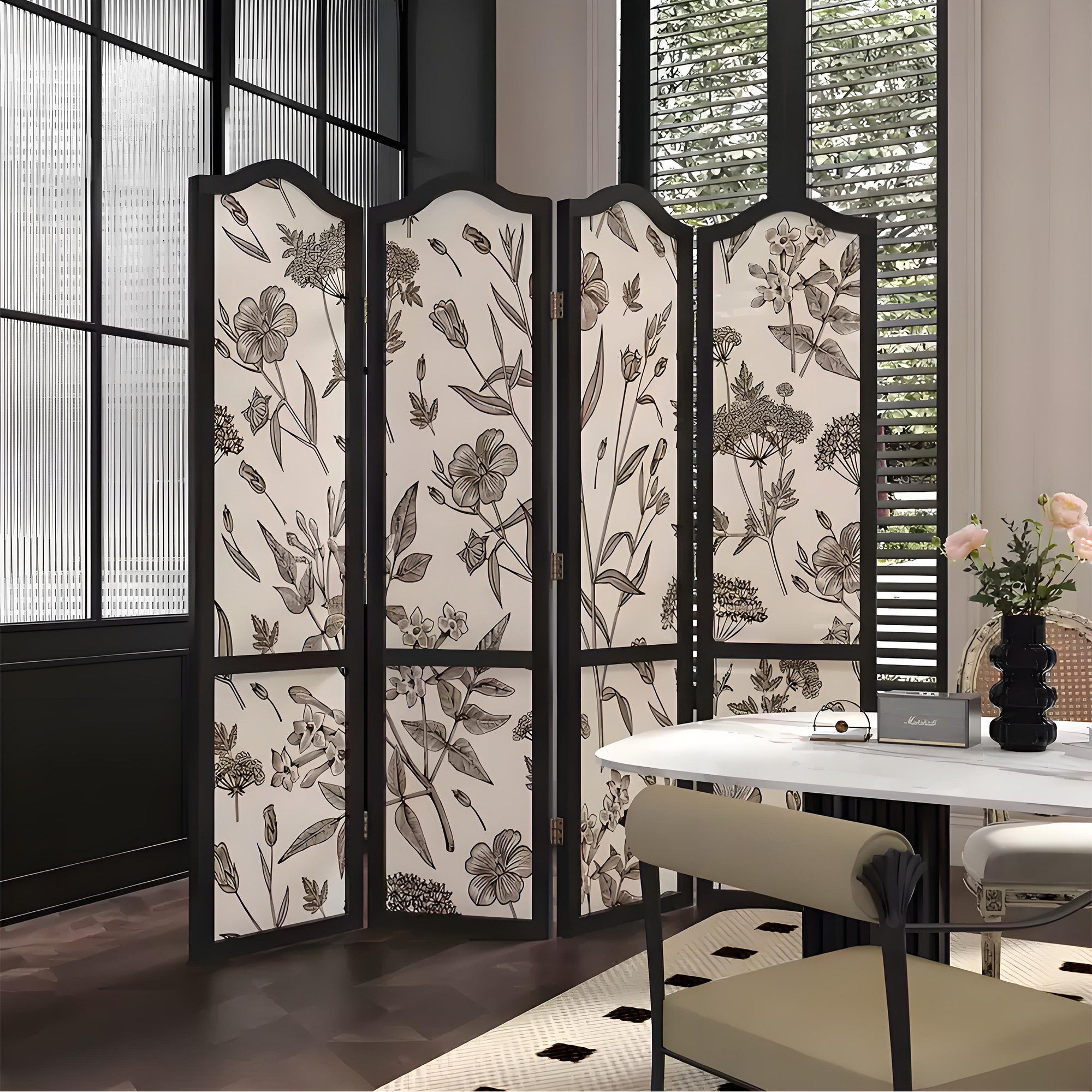 Red Barrel Studio Minimalist Solid Wood Screen - Wayfair Canada