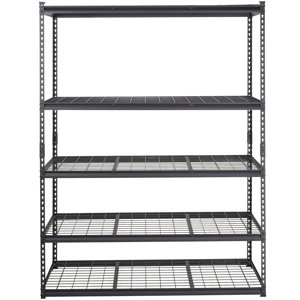 Rebrilliant Marlia Steel Height -Adjustable Storage Rack Heavy Duty ...
