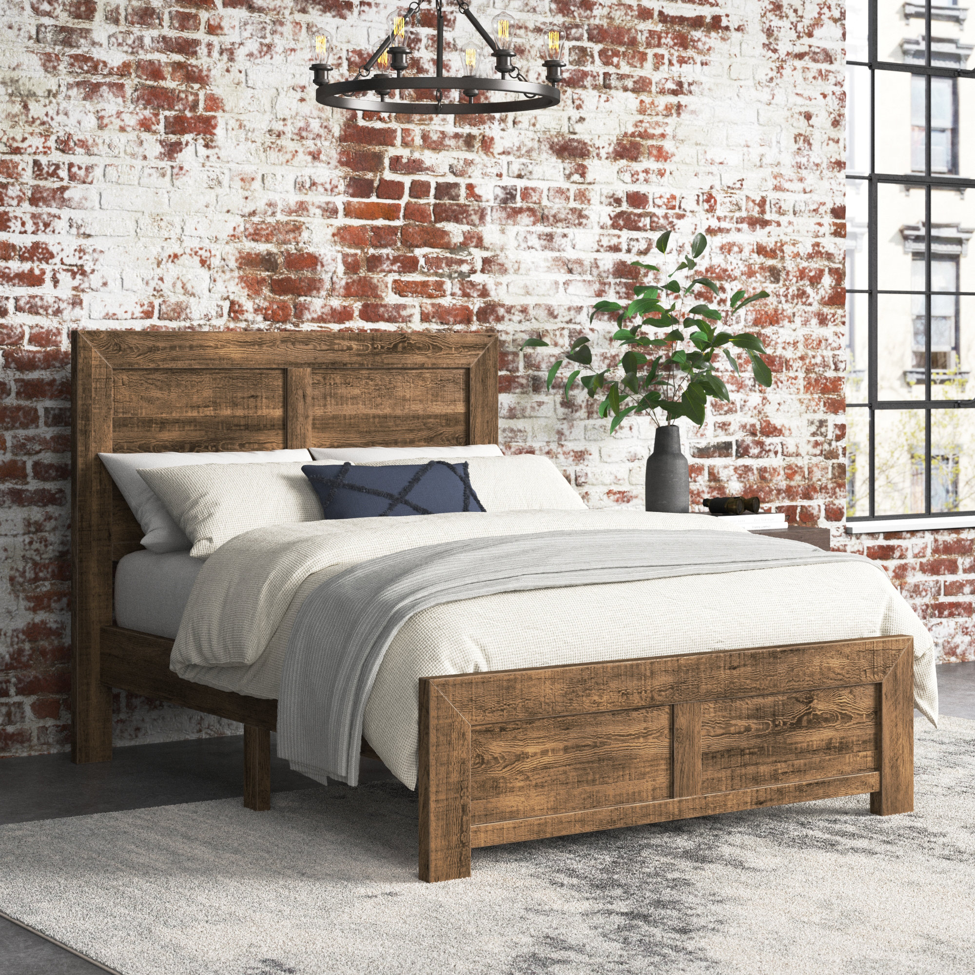 Alcott Hill Queen Manufactured Wood Platform Bed & Reviews | Wayfair