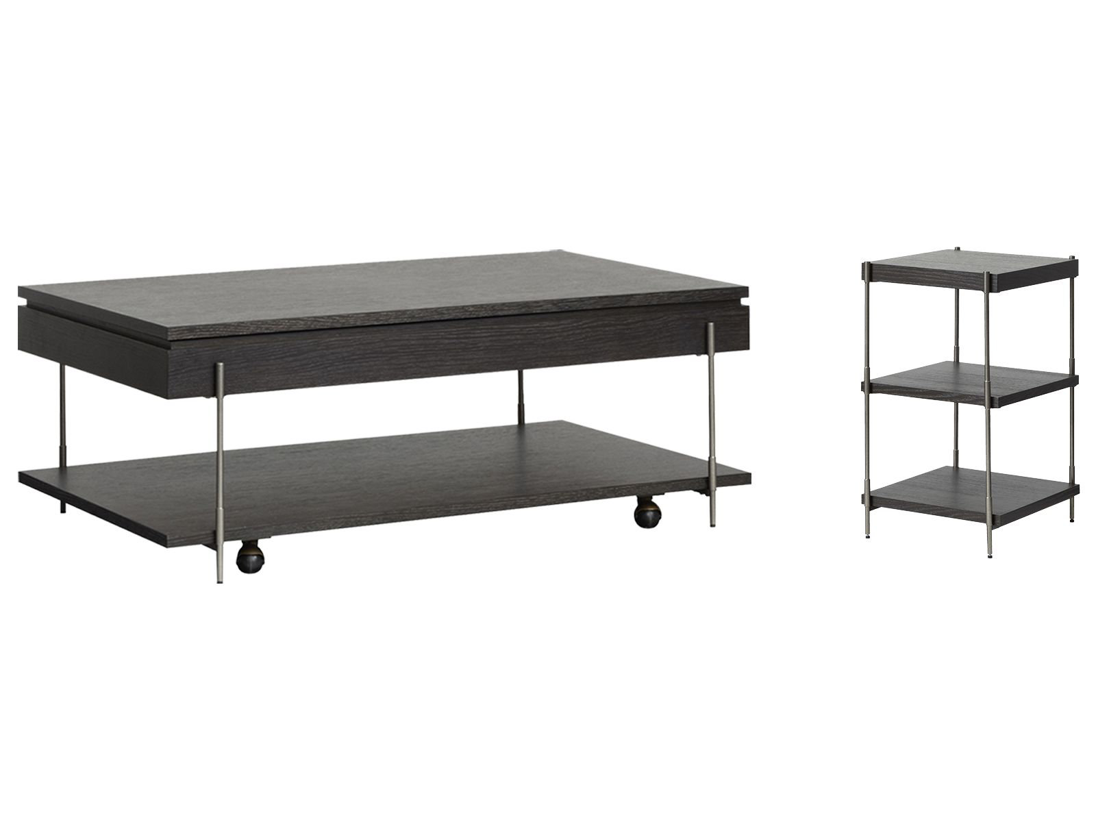 Canora Grey Lift Top Storage Cocktail Table With Accent Table - Wayfair ...