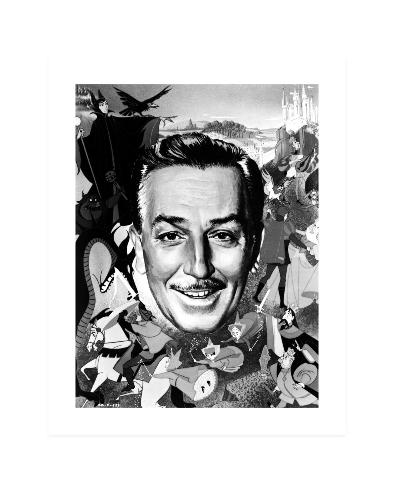 Globe Photos Entertainment & Media Portrait of Walt Disney with His ...