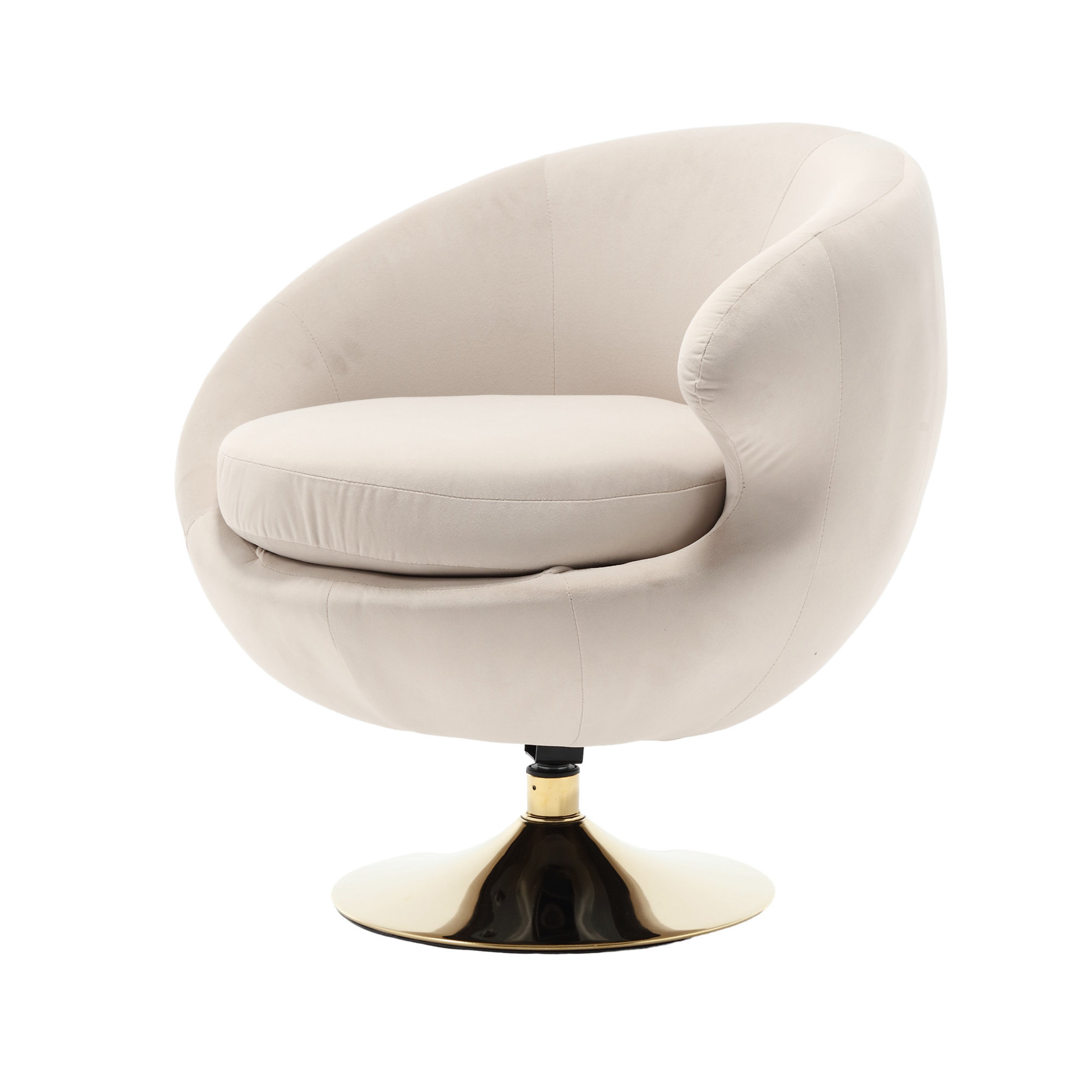 Mercer41 360 Degree Swivel Cuddle Barrel Accent Chair | Wayfair