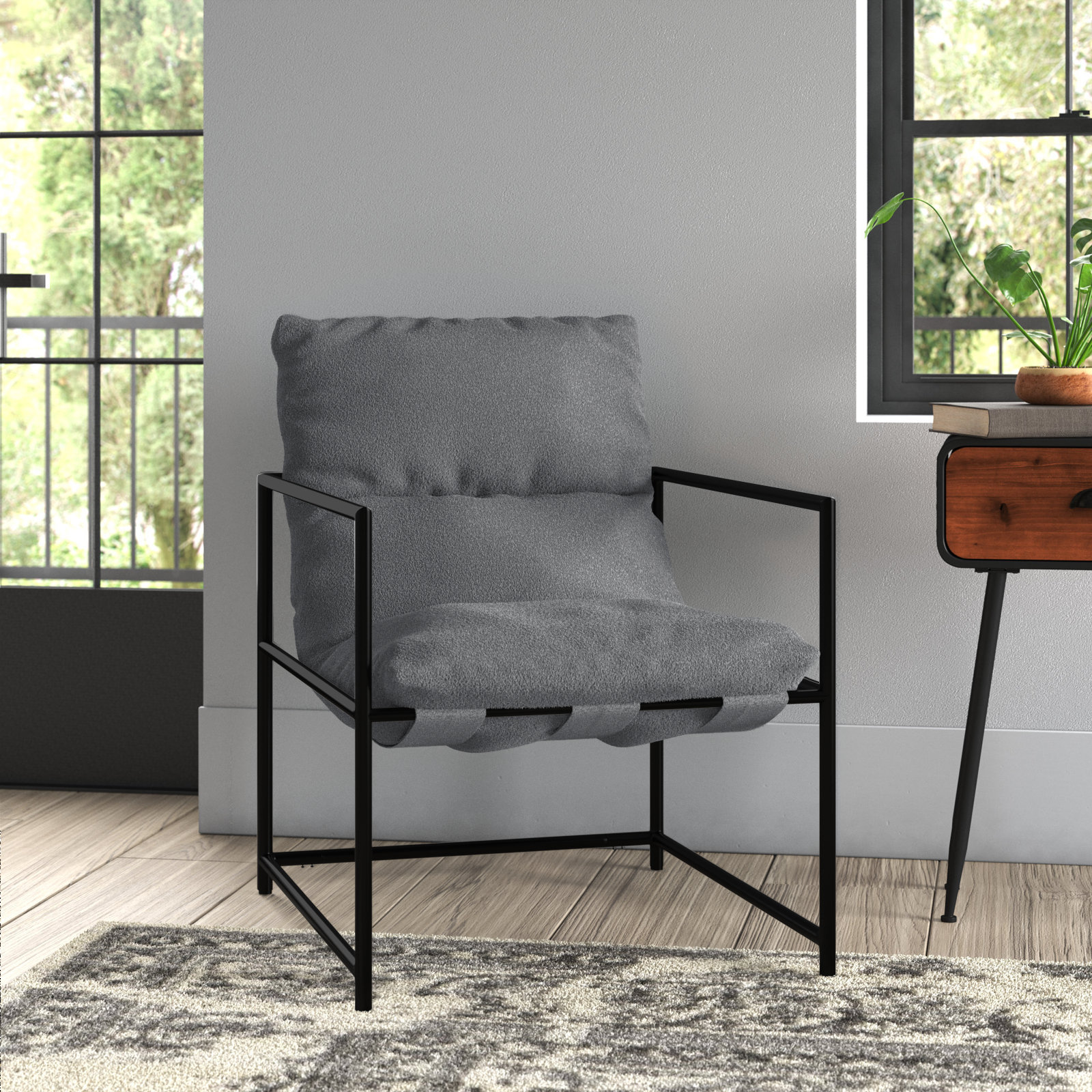 Trent Austin Design® Pfeffer Upholstered Accent Chair | Wayfair