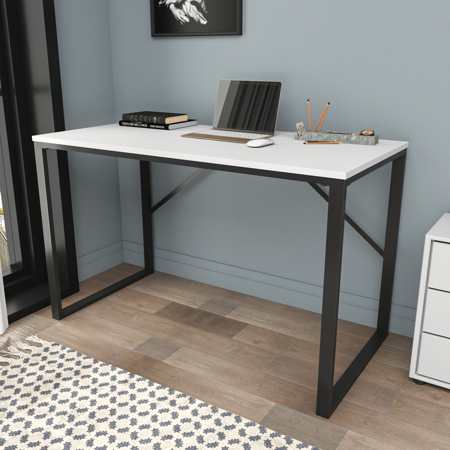 Willa Arlo™ Interiors Riggs Desk & Reviews | Wayfair