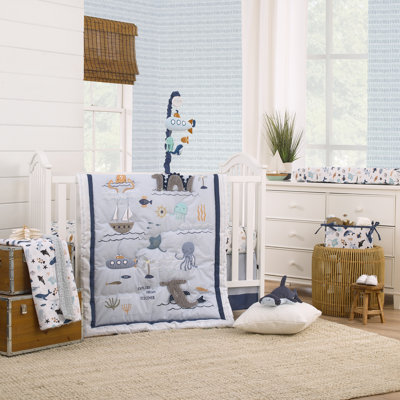 nautical cot bedding