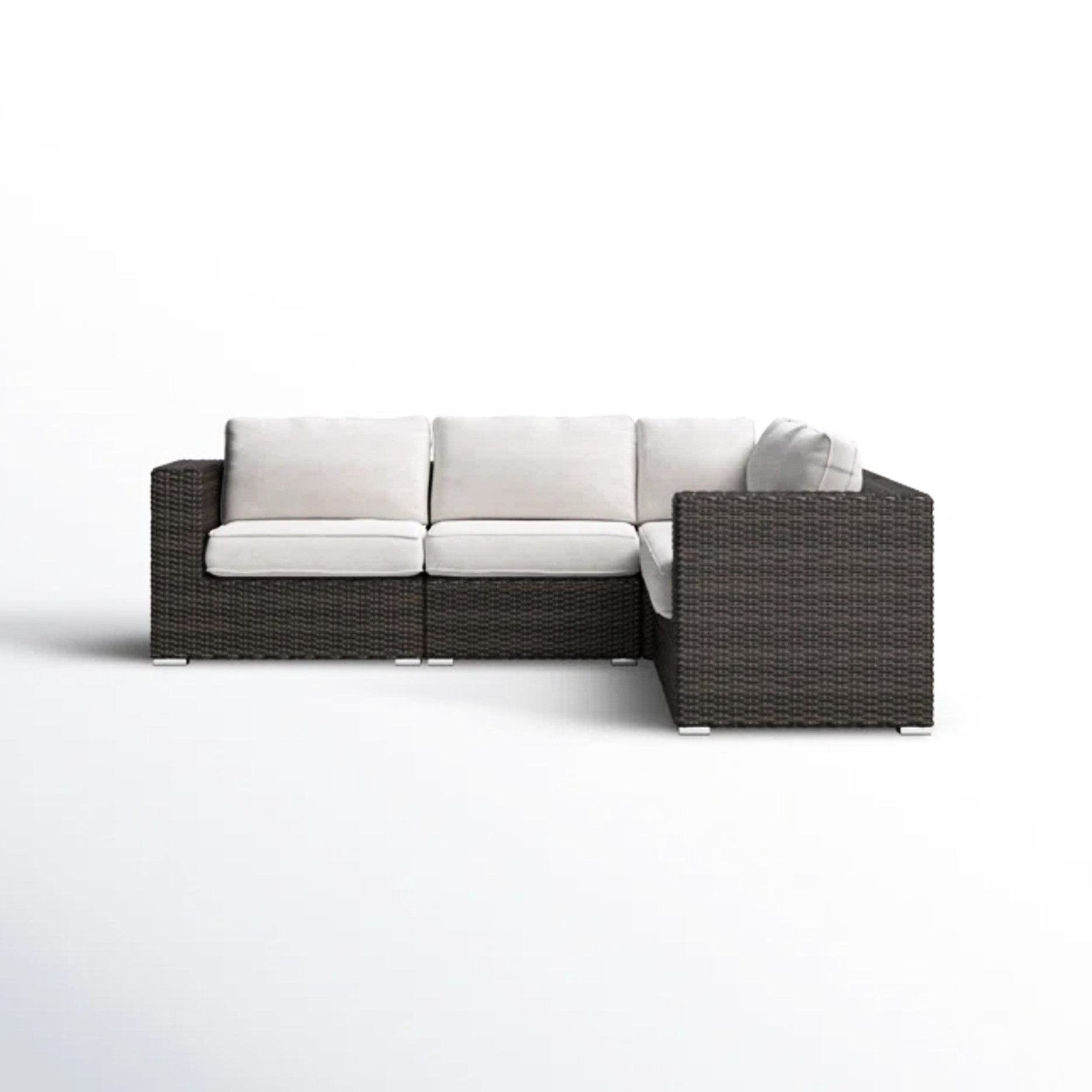 Hokku Designs Luxury Outdoor Sectional Lounge With No Assembly Required ...