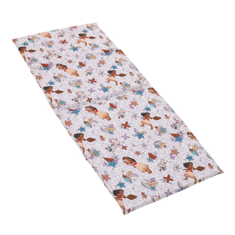 Disney NoJo Disney Moana Free as the Ocean Tropical Preschool Nap Pad ...