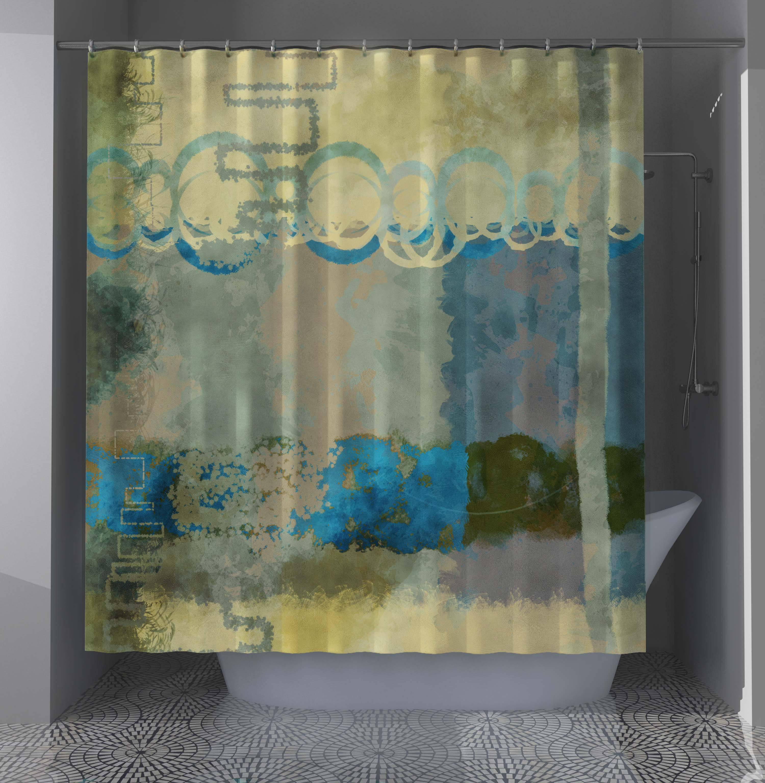 East Urban Home Bryella Shower Curtain | Wayfair