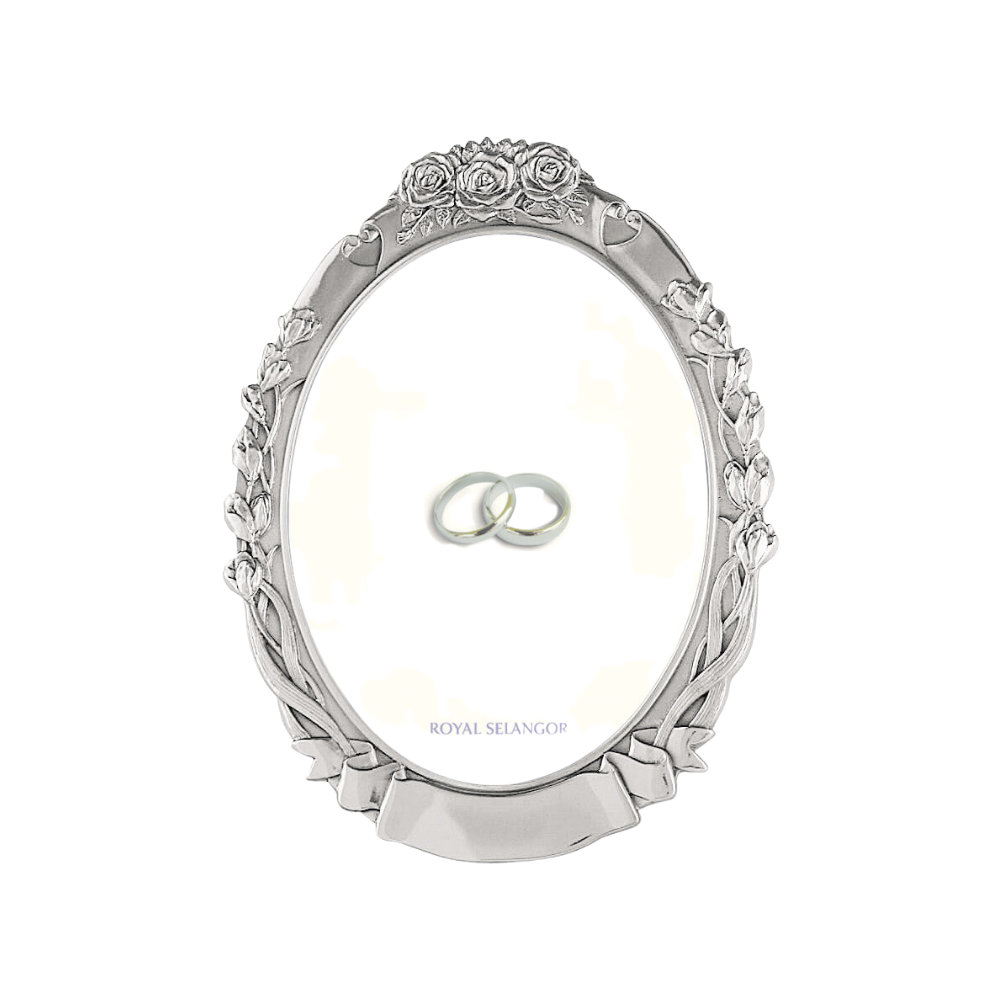 Royal Selangor Roses & Larkspur Photo Frame 5X7 - Wayfair Canada