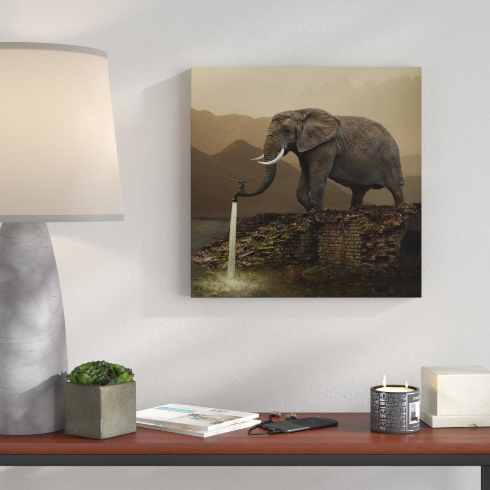 Wrought Studio 'Hydrant' Graphic Art Print on Canvas by Dariusz ...