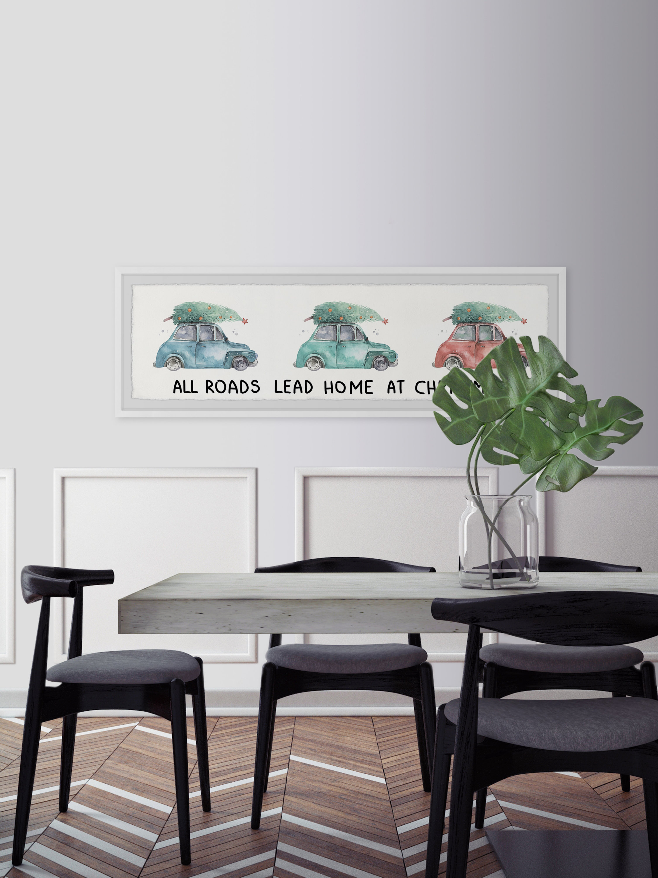 The Holiday Aisle® 'All Roads Lead Home' Framed Print | Wayfair