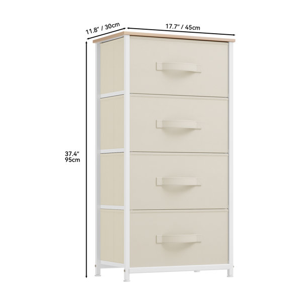 Rebrilliant Callida 4 - Drawer Dresser & Reviews | Wayfair