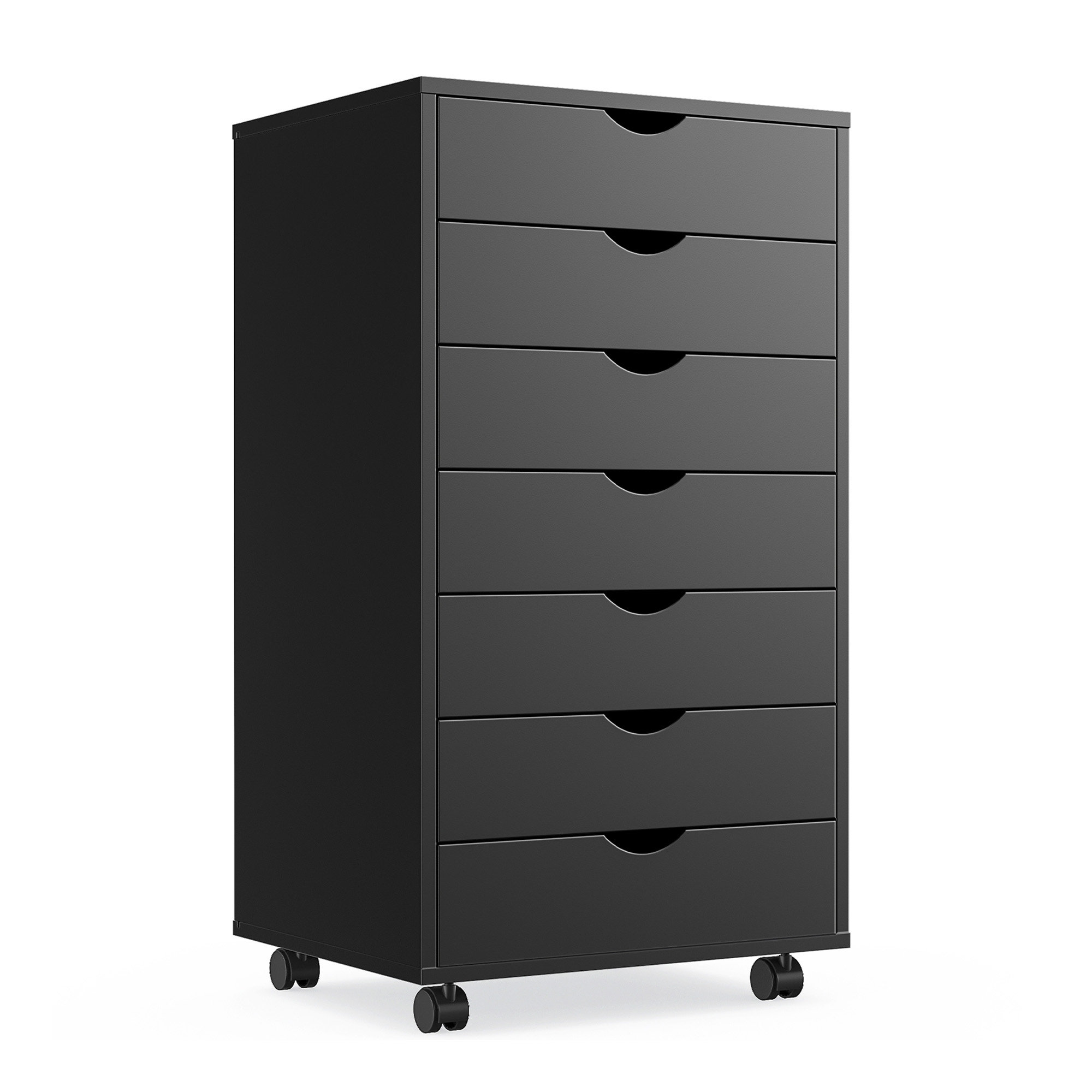 Latitude Run® Sweetcrispy 7 Drawer Chest - Storage Cabinets with Wheels ...