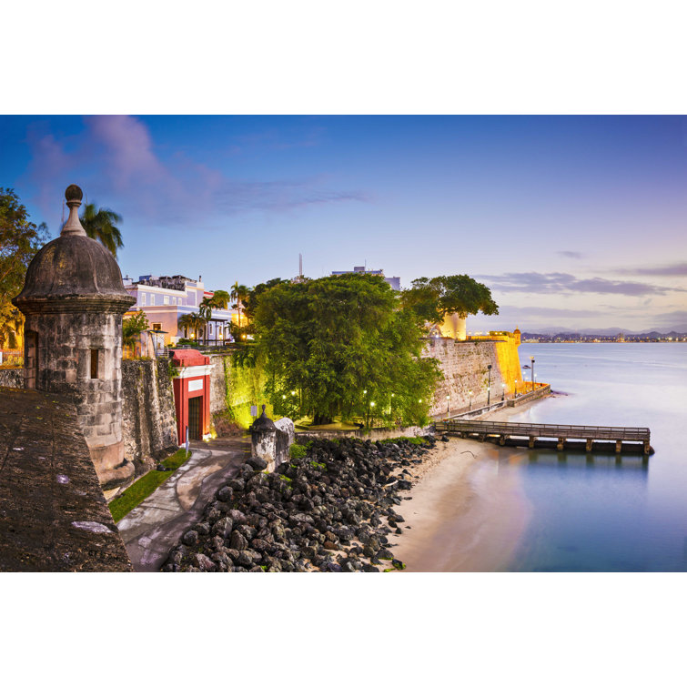 Ebern Designs Puerto Rico at Sunset by Sean Pavone - Wrapped Canvas ...