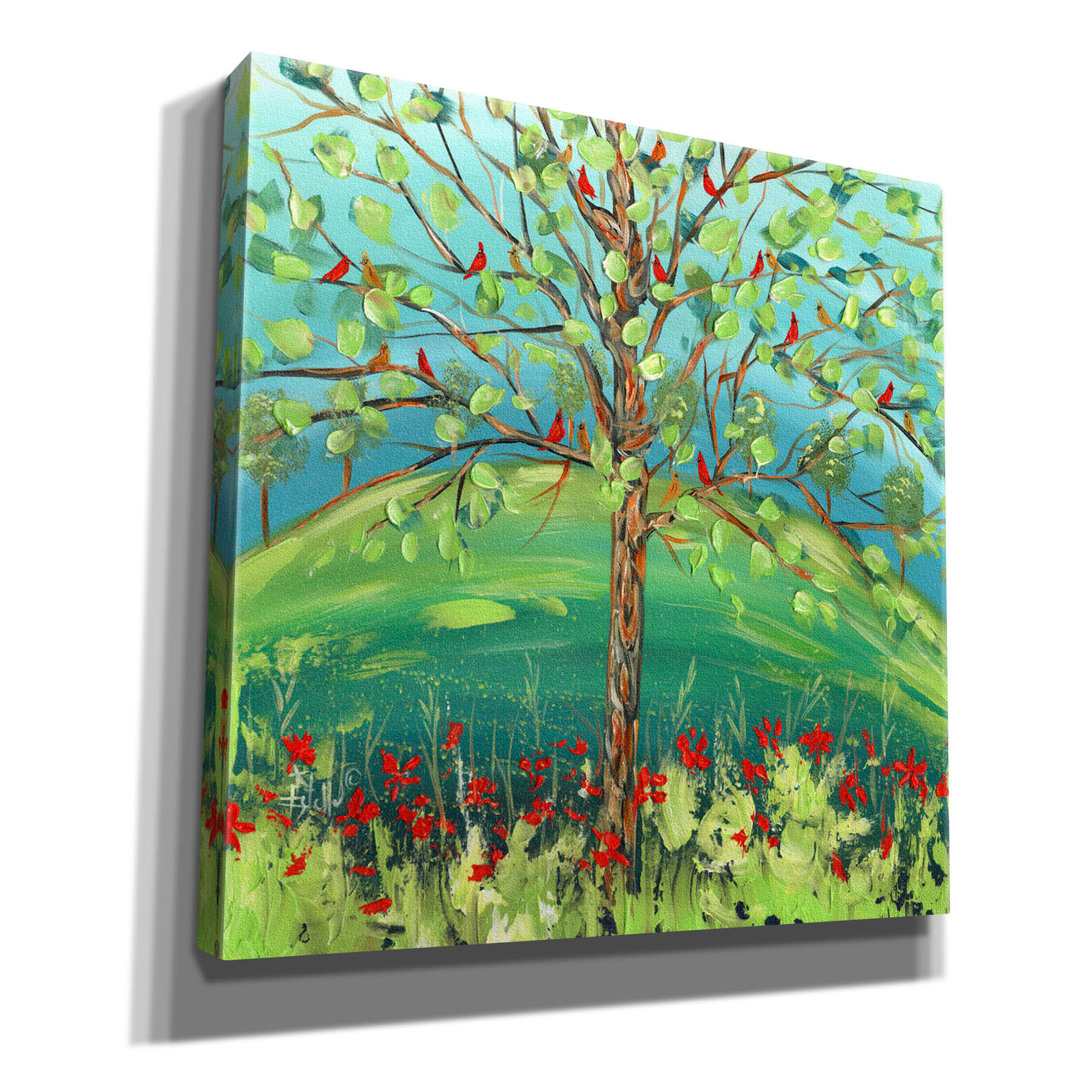 Winston Porter 'Family Tree' by Estelle Grengs, Canvas Wall Art, 12"x12 ...