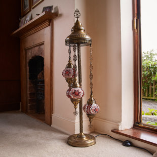 Red Floor Lamps You'll Love | Wayfair.co.uk