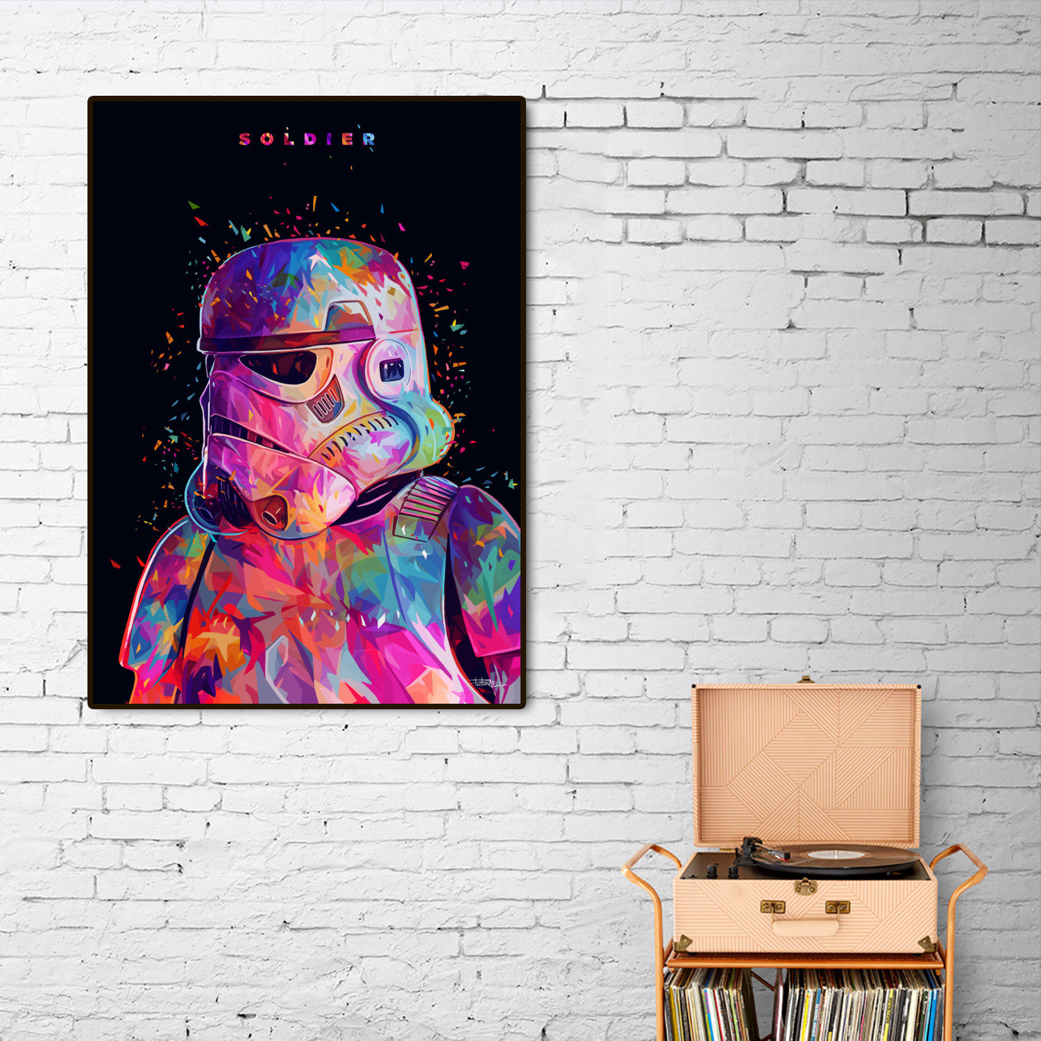 Ebern Designs 'Soldier' Framed Graphic Art Print & Reviews | Wayfair