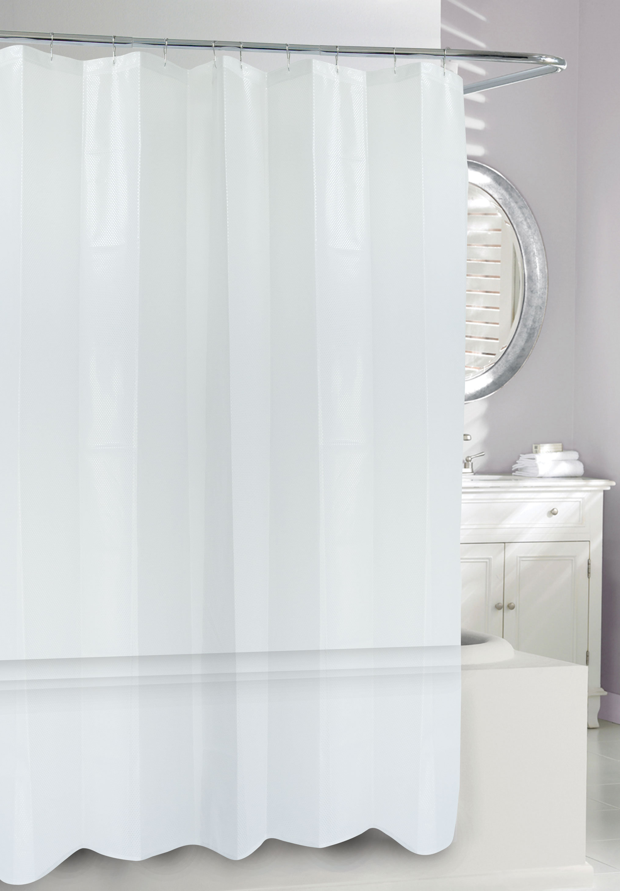 Orren Ellis Alfey Single Shower Curtain | Wayfair