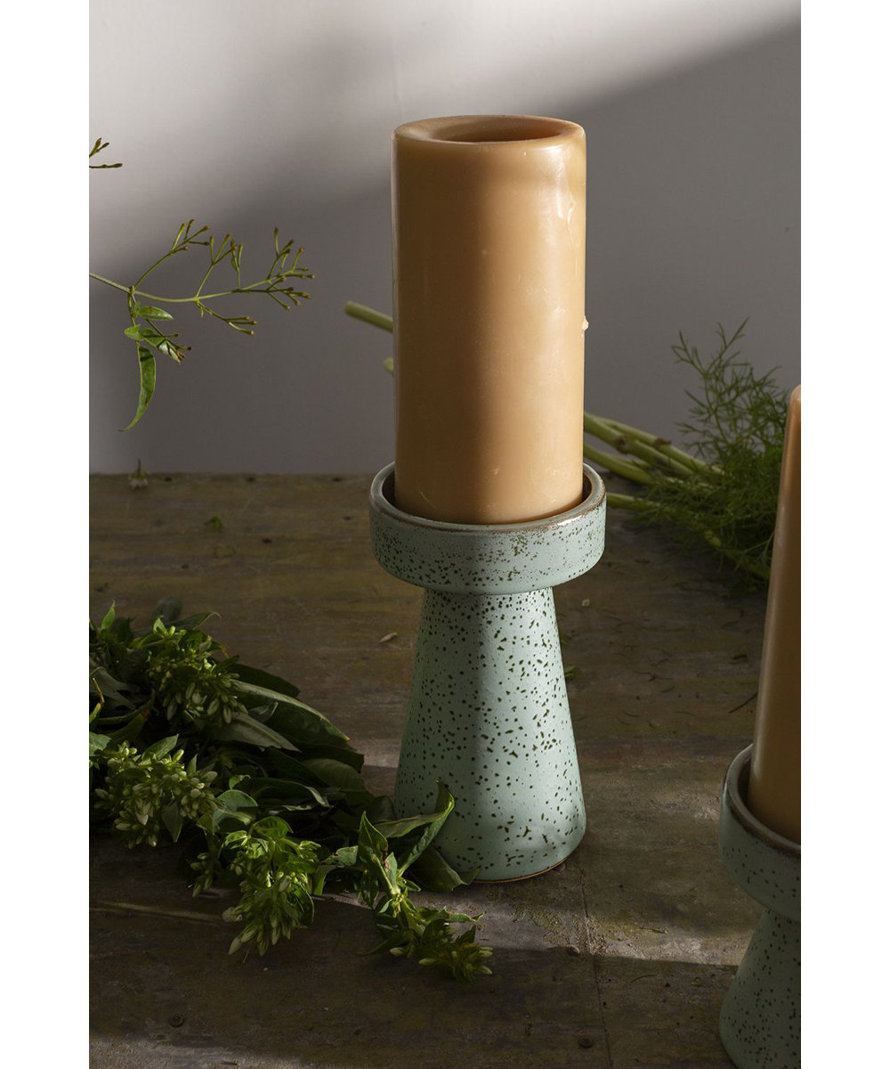 Accent Decor Dirillo Ceramic Tabletop Candlestick | Wayfair