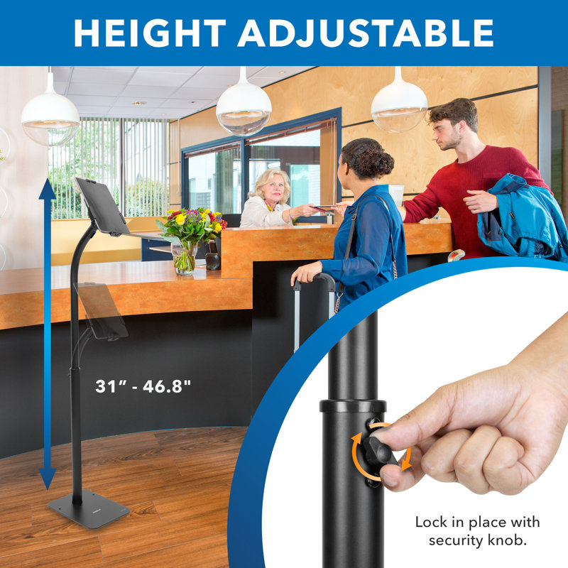 Mount-It! Anti-Theft Tablet Floor Stand | Wayfair
