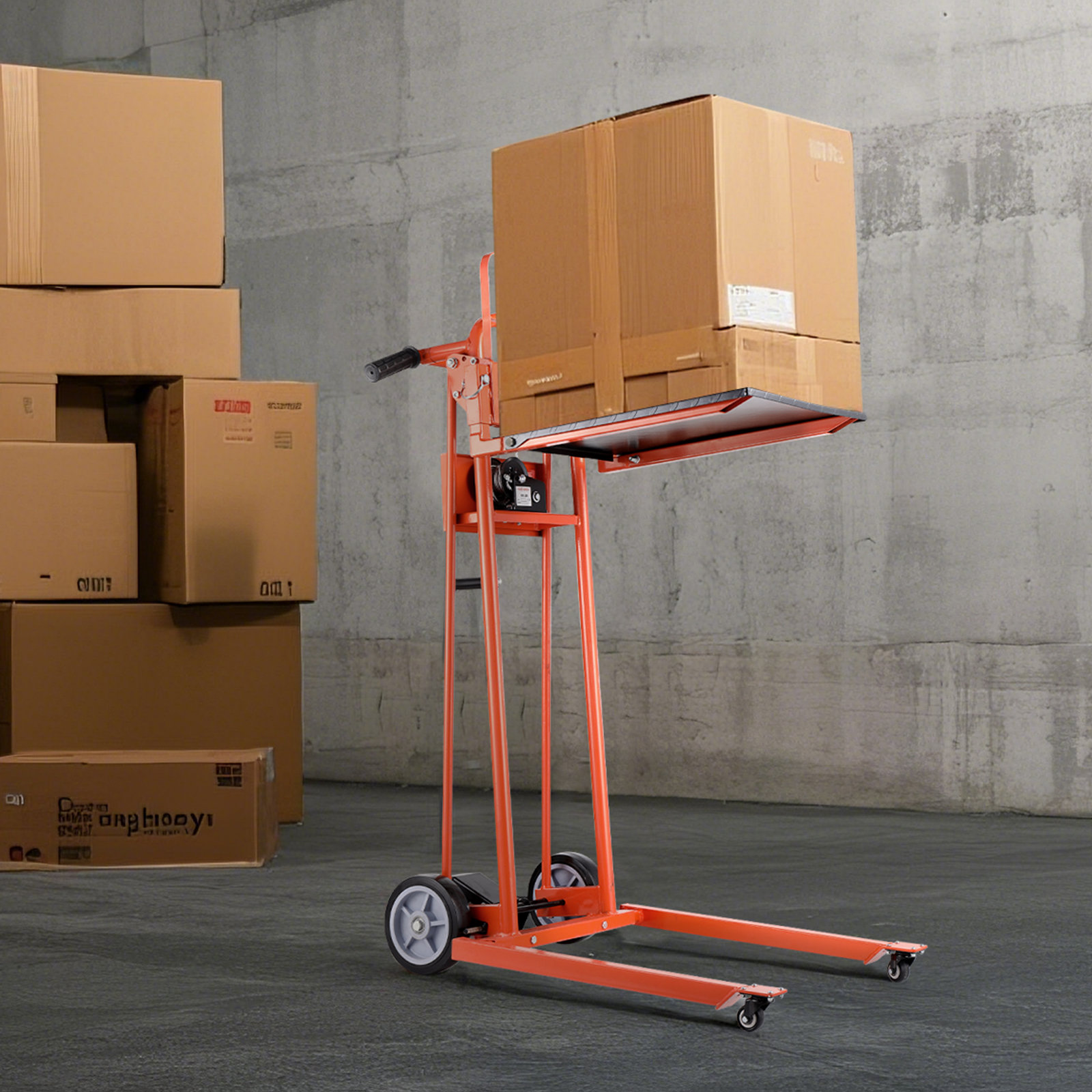 Stellweilan Tessberg Material Lift Winch Stacker 330 lbs Capacity ...