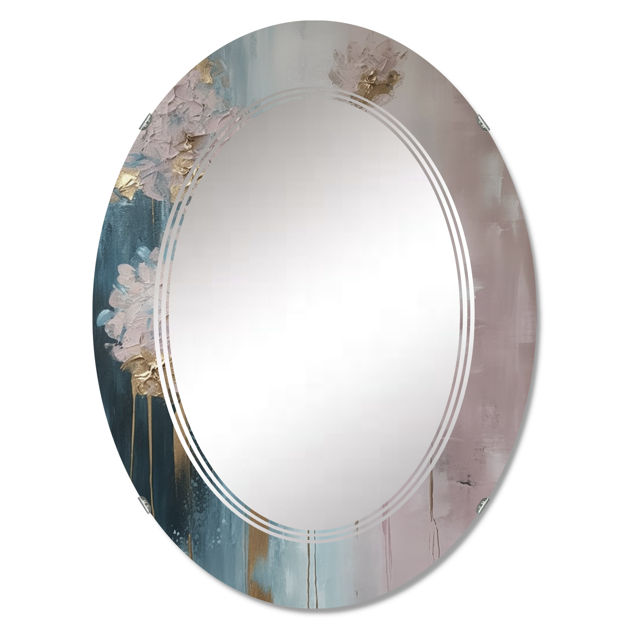 East Urban Home Burndale Oval Wall Mirror | Wayfair