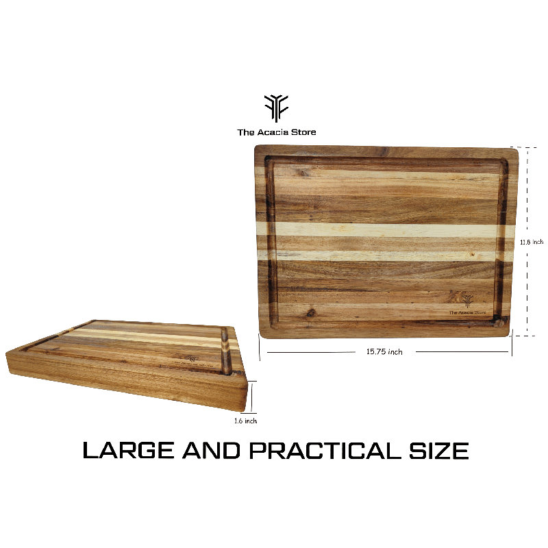 The wicker store Acacia Wood, Thick Professional Heavy Duty Butcher ...