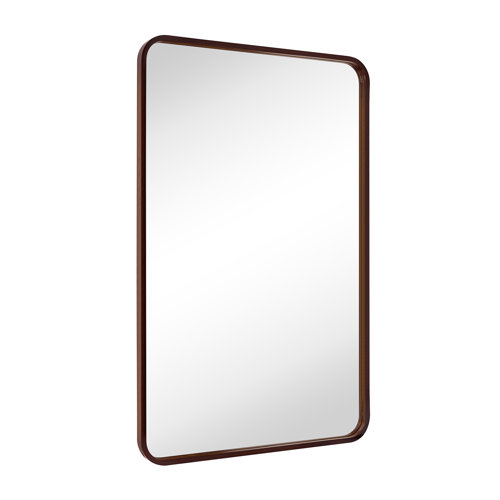 Latitude Run® Itzary Solid Wood Framed Rectangle Wall Mirror | Wayfair
