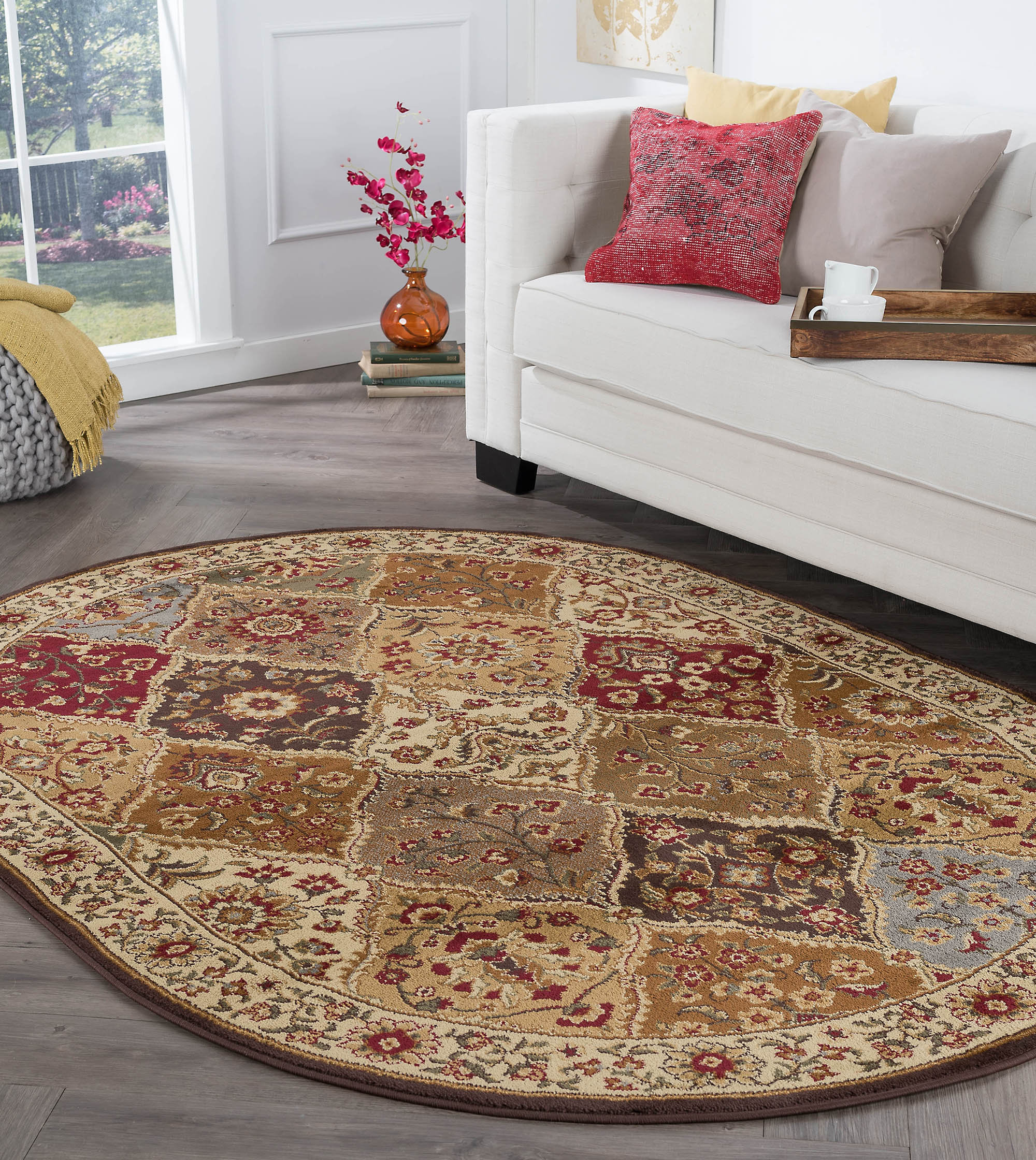 Astoria Grand Langlee Oriental Multicolor Area Rug & Reviews | Wayfair