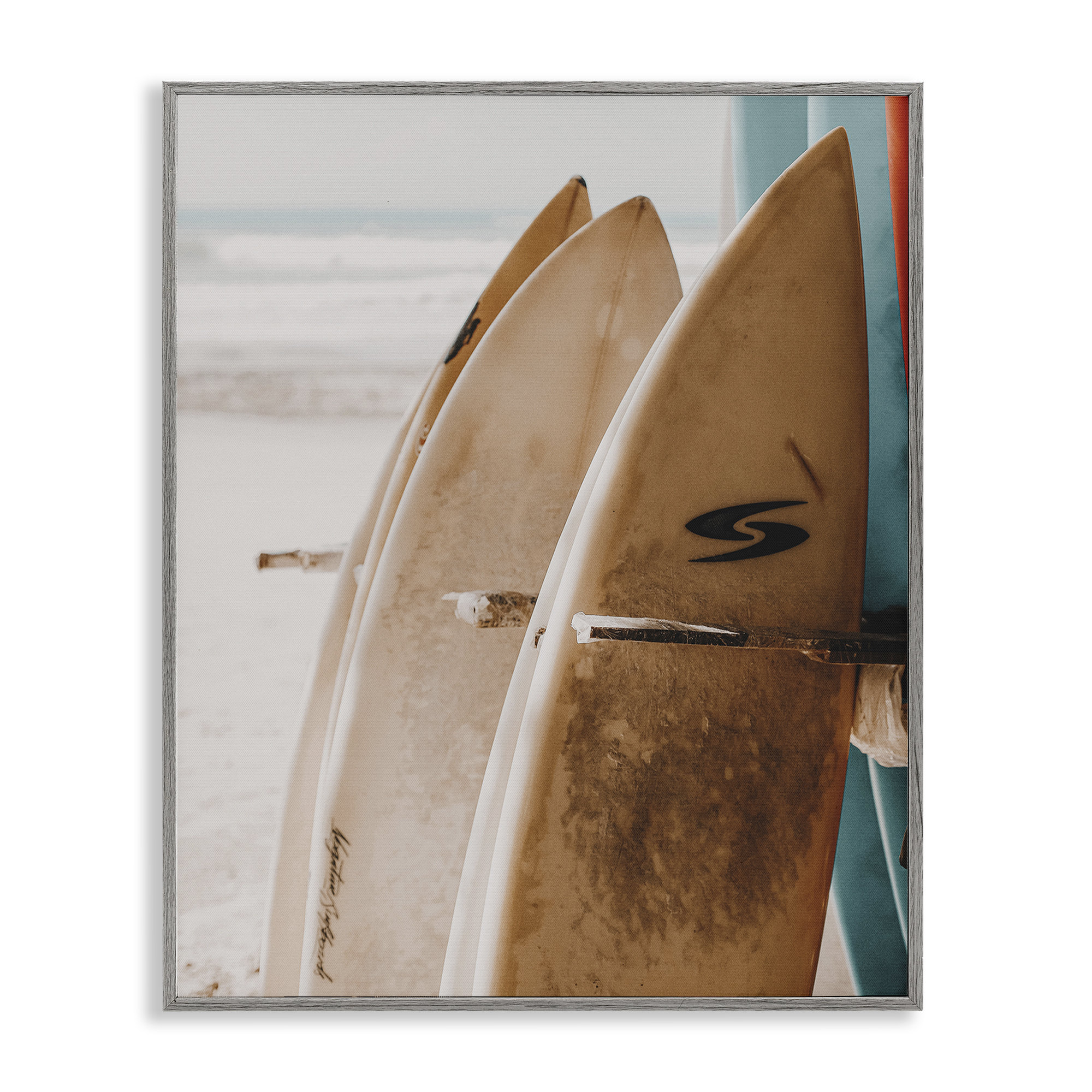 Highland Dunes Lined Up Surfboards Giclee Art by LSR Design Studio ...