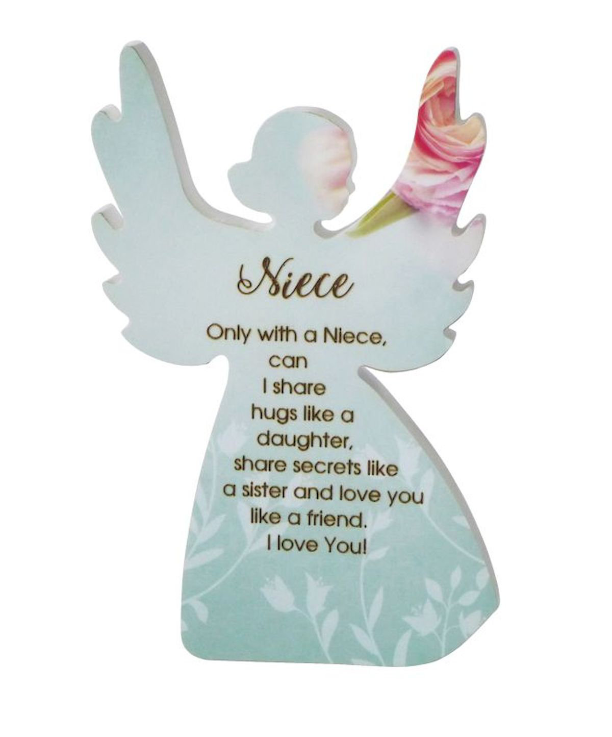 Trinx Heavenly Rose Angel With Saying - Niece Plaque - Wayfair Canada